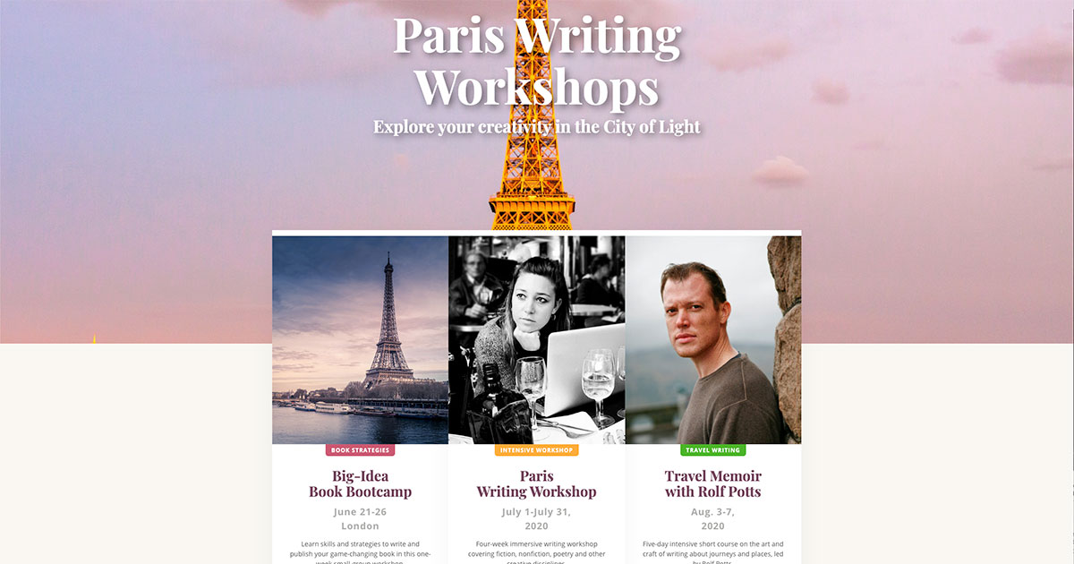 Application | Paris Writing Workshops