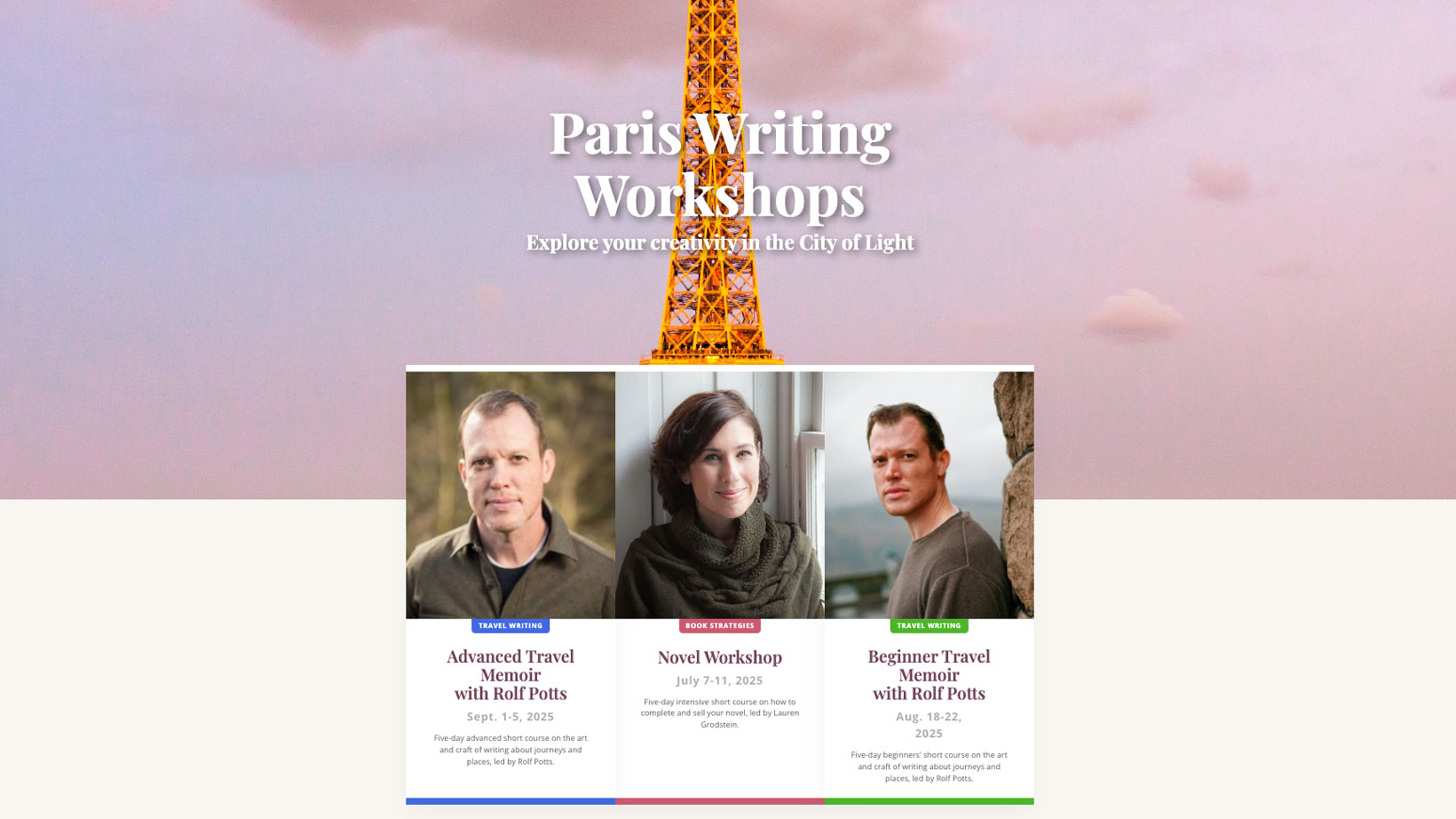 Paris Writing Workshops