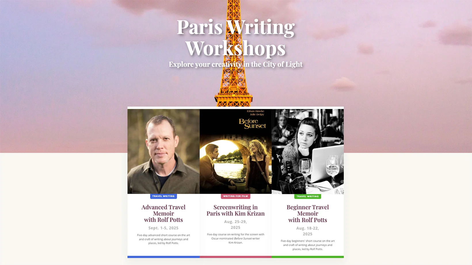 Paris Writing Workshops